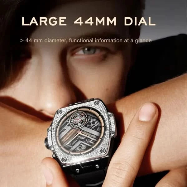 Vertu Grand Watch - Black And White Carbon Fiber – Amr Gazzaz Store