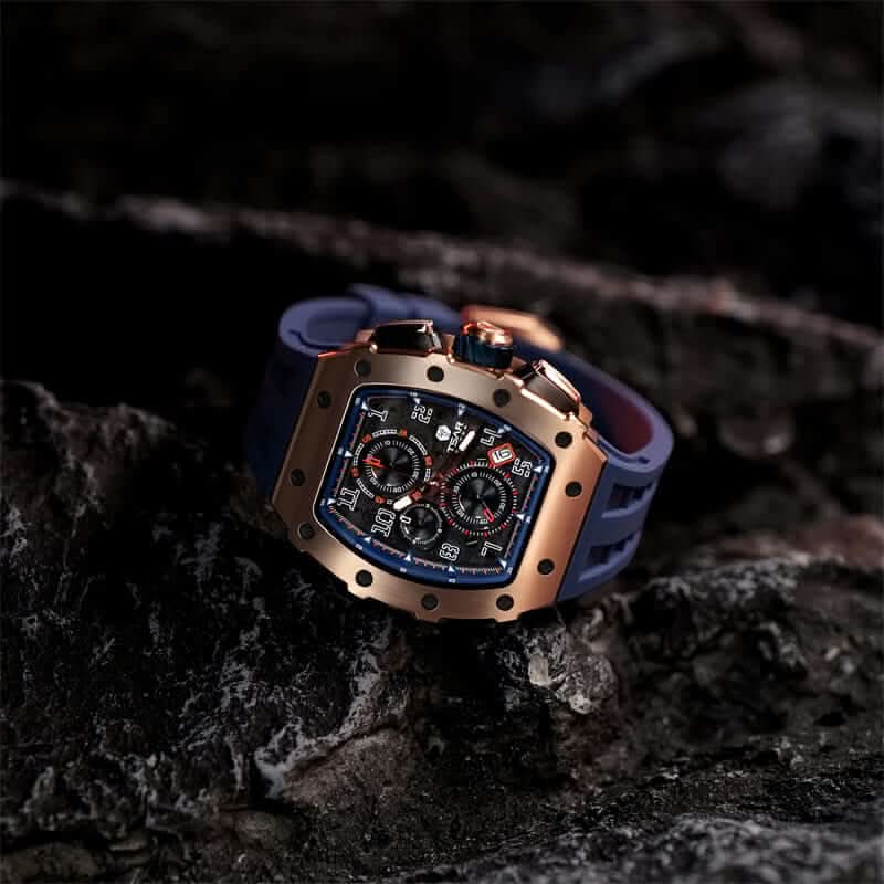 Elemental Series-Calendar Version TB8204Q Golden Blue – AMRGAZZAZSTORE