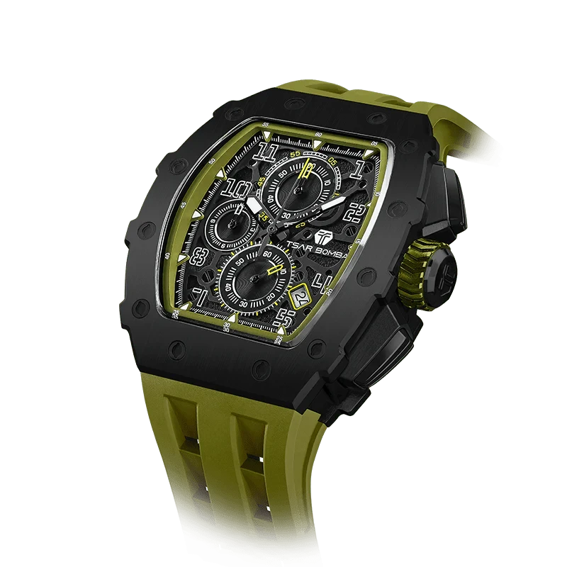 Elemental Series-Calendar Version TB8204Q Olive Green – AMRGAZZAZSTORE