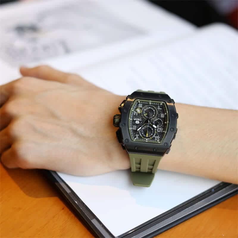 Elemental Series-Calendar Version TB8204Q Olive Green – AMRGAZZAZSTORE