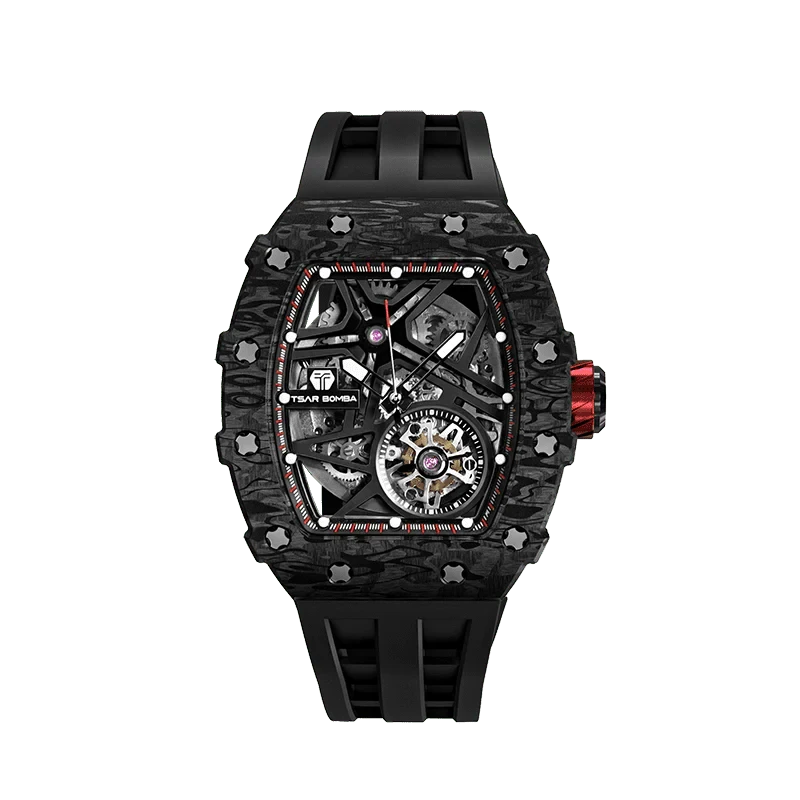 Elemental Series-Carbon Fiber Automatic Watch TB8209CF Black Carbon ...