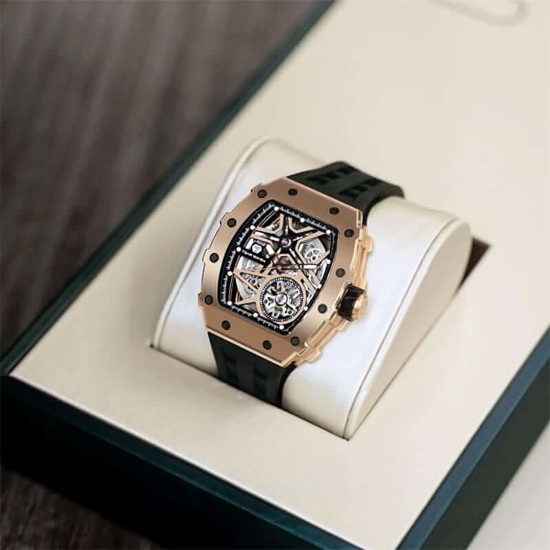 Elemental Series-Automatic Watch TB8209A Gold Black - Amr Gazzaz Store